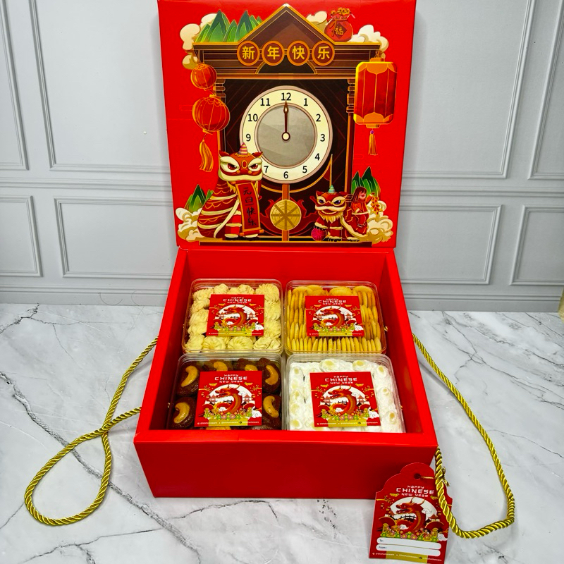 Jual Hampers Kue Kering / Hampers Imlek 2024 / Kue kering / Parcel ...