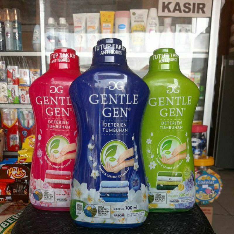 Jual GENTLE GEN Deterjen tumbuhan deterjen cair 700ml wangi dan lembut ...