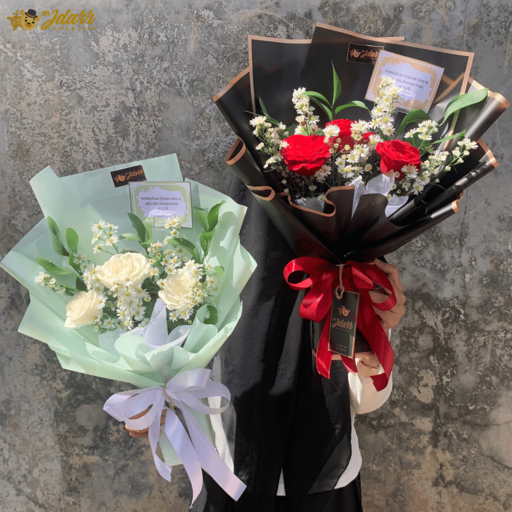 Jual Buket Bunga Fresh Flower Size Small Bouquet Bunga Mawar Asli Segar ...
