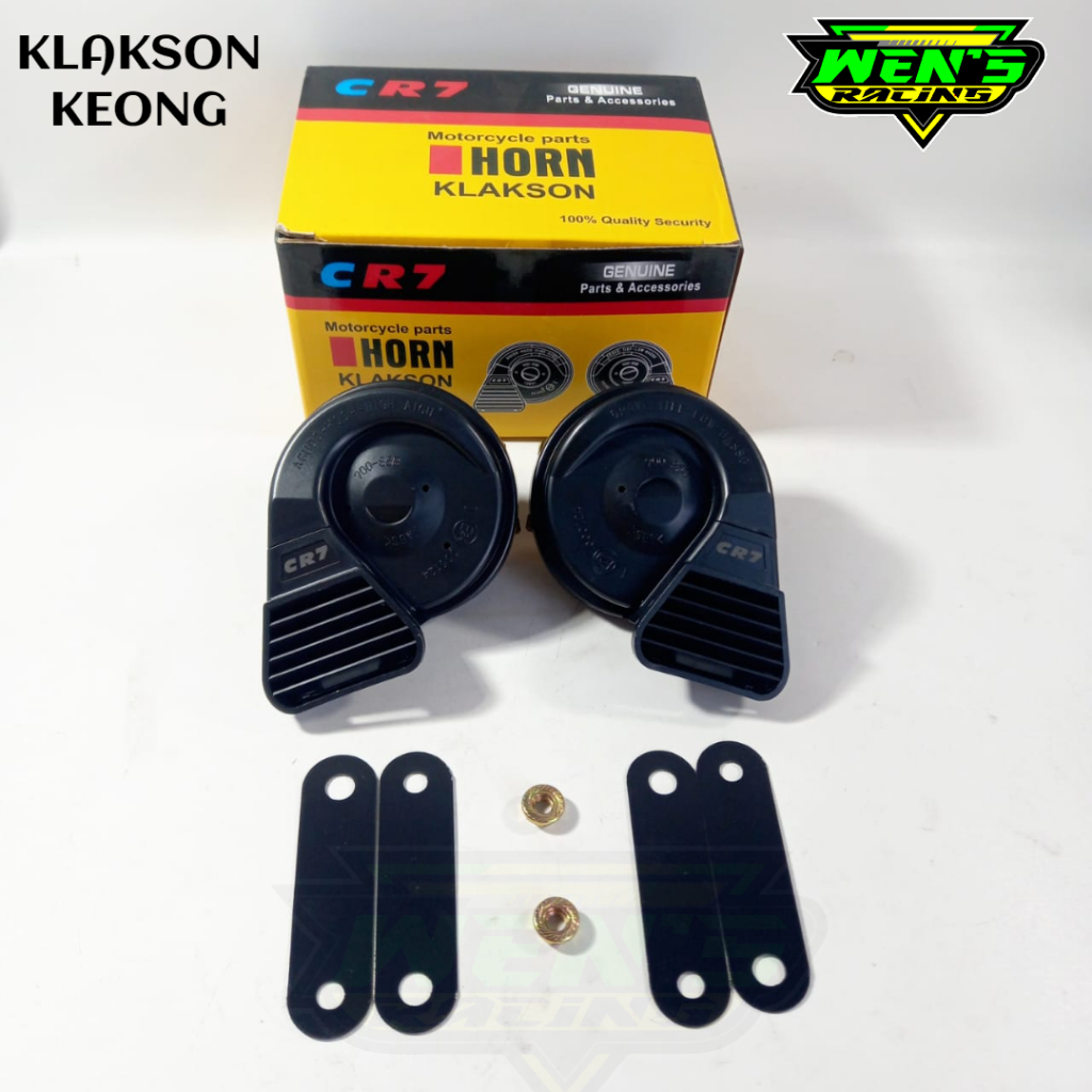 Jual KLAKSON KEONG CR7 KLAKSON DOUBLE HORN BLACK | Shopee Indonesia