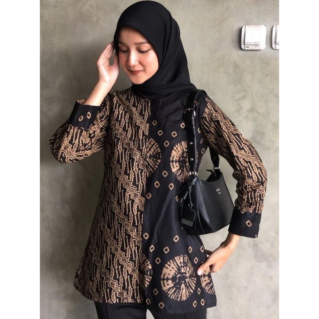 Jual TERBARU - BATIK WANITA MODERN - BLUS BATIK WANITA - BATIK WANITA ...