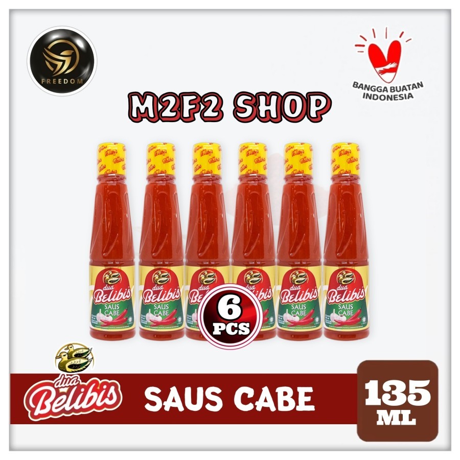 Jual Dua Belibis Saus Cabe Sambal Botol Pet - 135 ml (Kemasan 6 Pcs ...