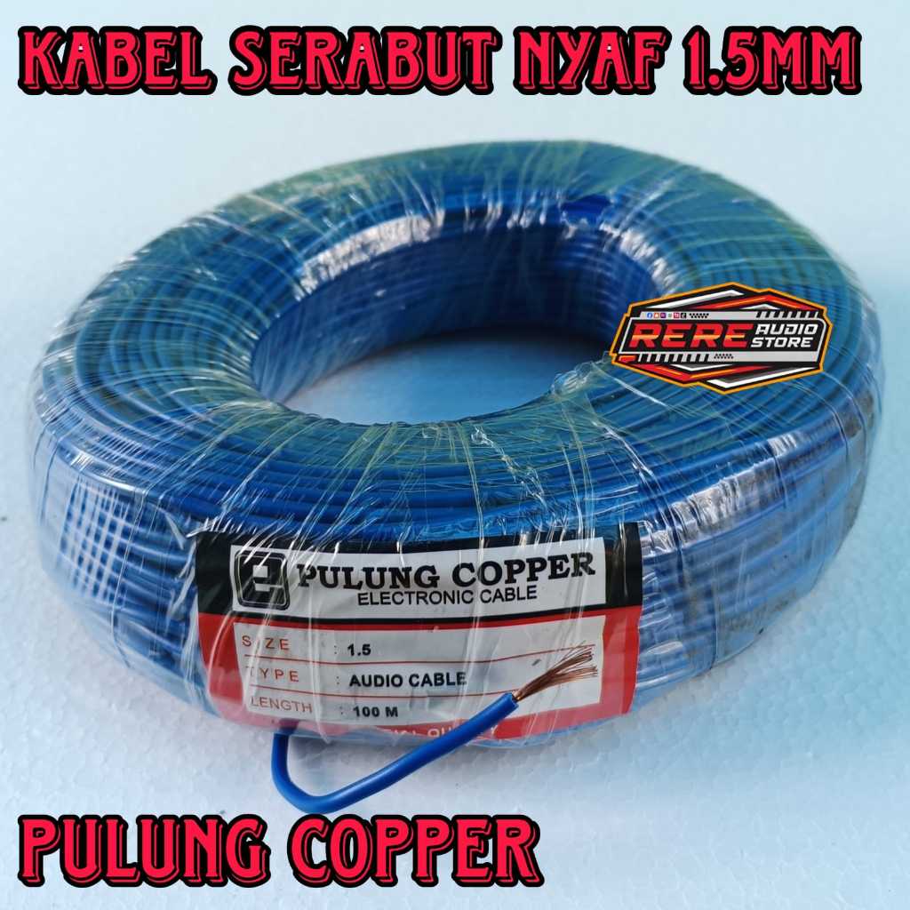 Jual Kabel Serabut NYAF 1,5mm 1x1,5mm Tembaga bagus | Shopee Indonesia