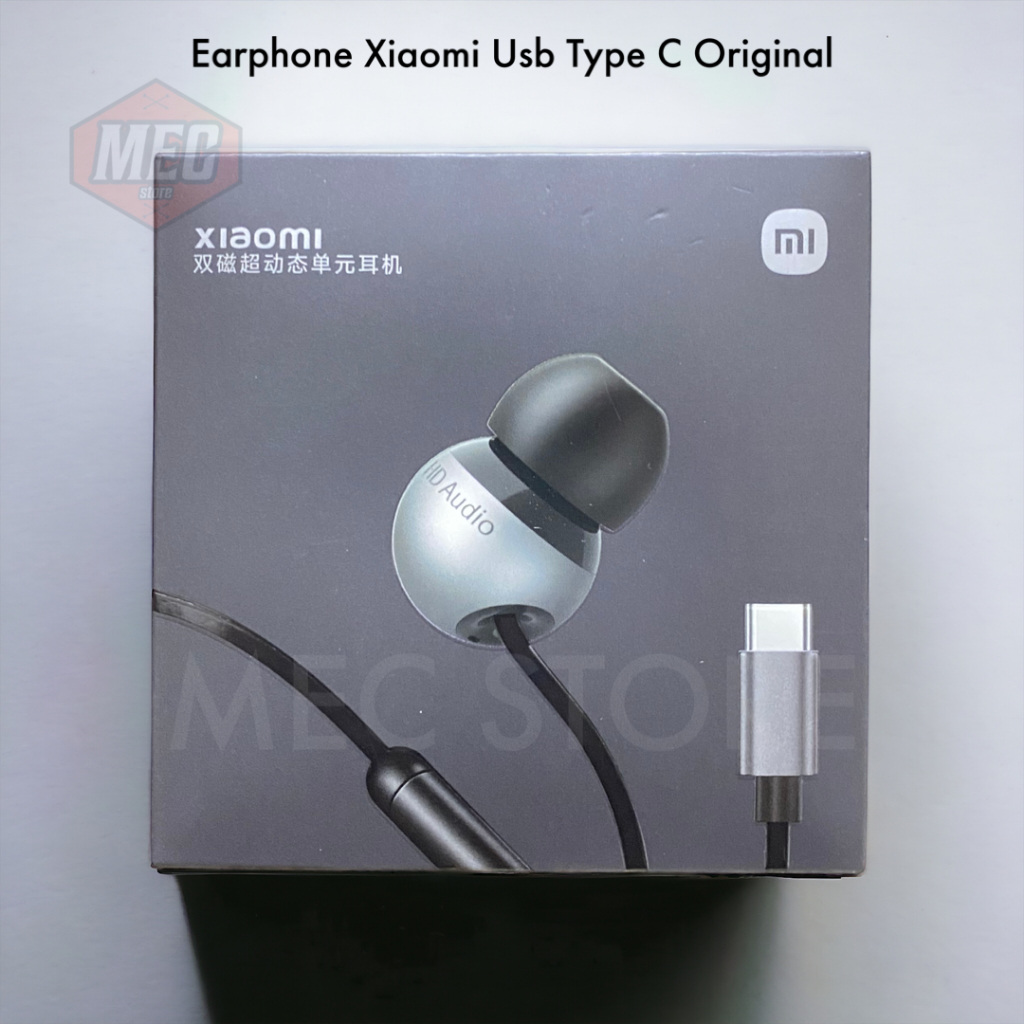 Jual HEADSET XIAOMI jack Usb Type-C ORI In Ear Model HD Atmos Hi-Ress ...