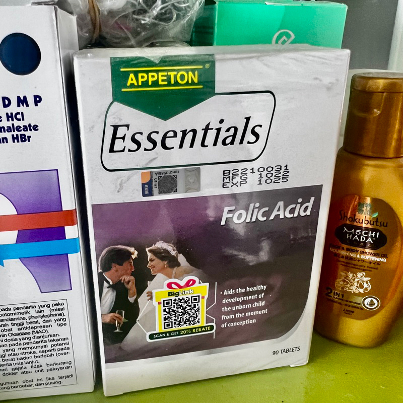 Jual Appeton Essentials Folic Acid 90 tablets | Shopee Indonesia
