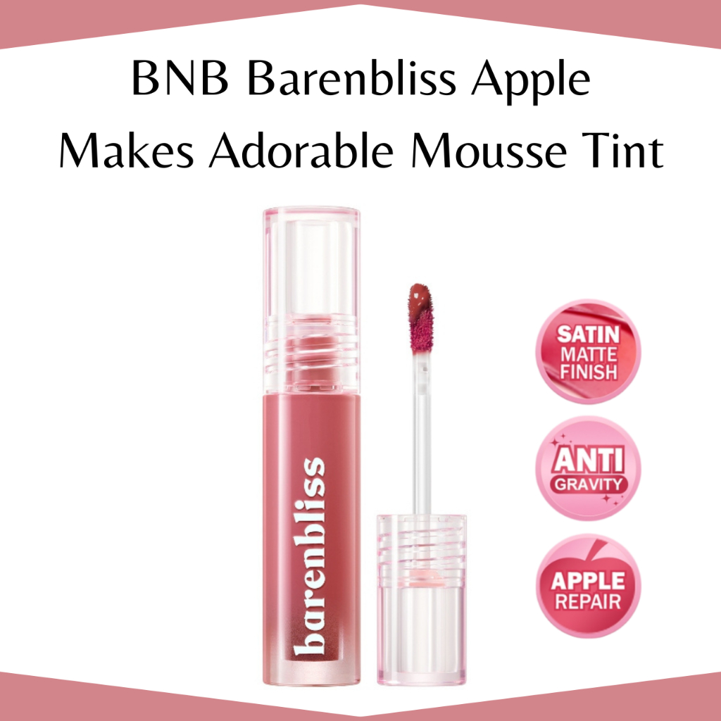 Jual BNB Barenbliss Apple Makes Adorable Mousse Tint / Lipstick / Lip ...