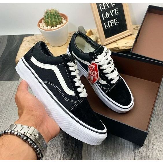 Jual Vans Oldskool Grade Original Sepatu Sekolah Hitam Putih Pria ...
