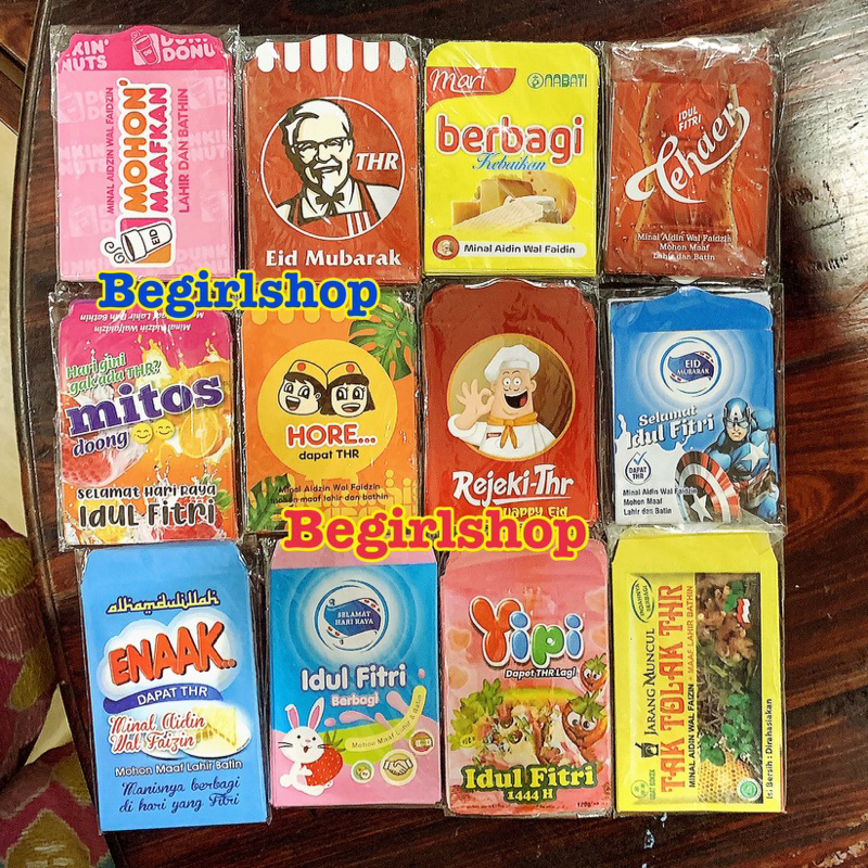 Jual AMPLOP LEBARAN SNACK LUCU VIRAL MEDIUM (isi 10pcs/pack) - part 15 ...