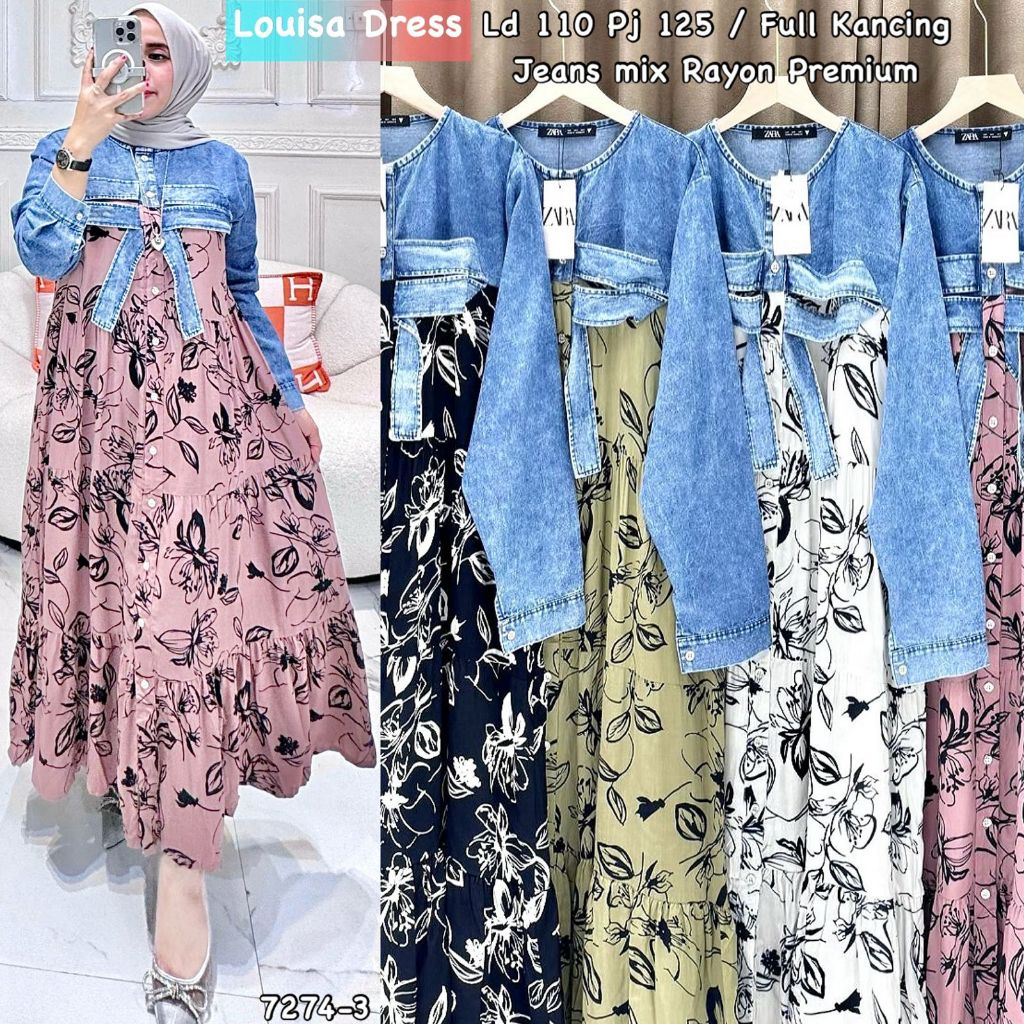 Jual LOUISA DRESS LABEL Z*RA | Shopee Indonesia