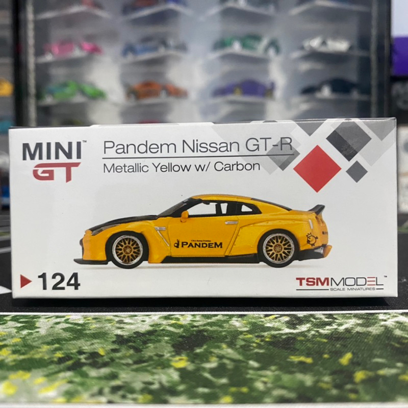 Jual Mini GT - Pandem Nissan GT-R35 Metallic Yellow w/ Carbon (Sealed ...