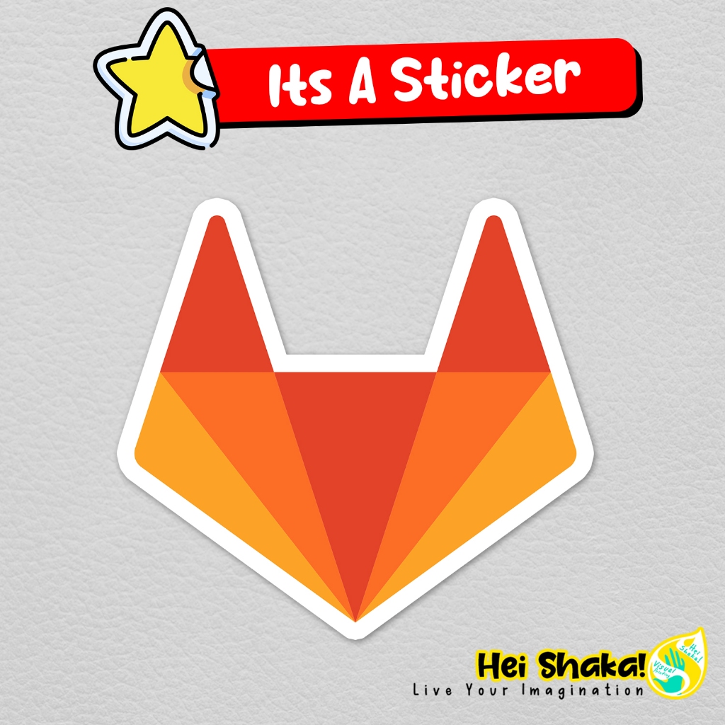 Jual Stiker Gitlab Icon Sticker Programmer Developer Coding Vinyl Anti ...