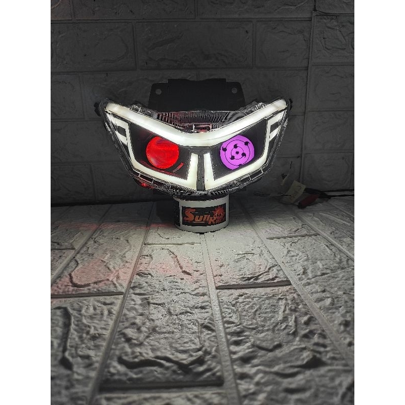 Jual PAKET BILED BEAT DELUXE LAMPU SARINGAN PUTAR LAZY ALIS BEAT LED ...