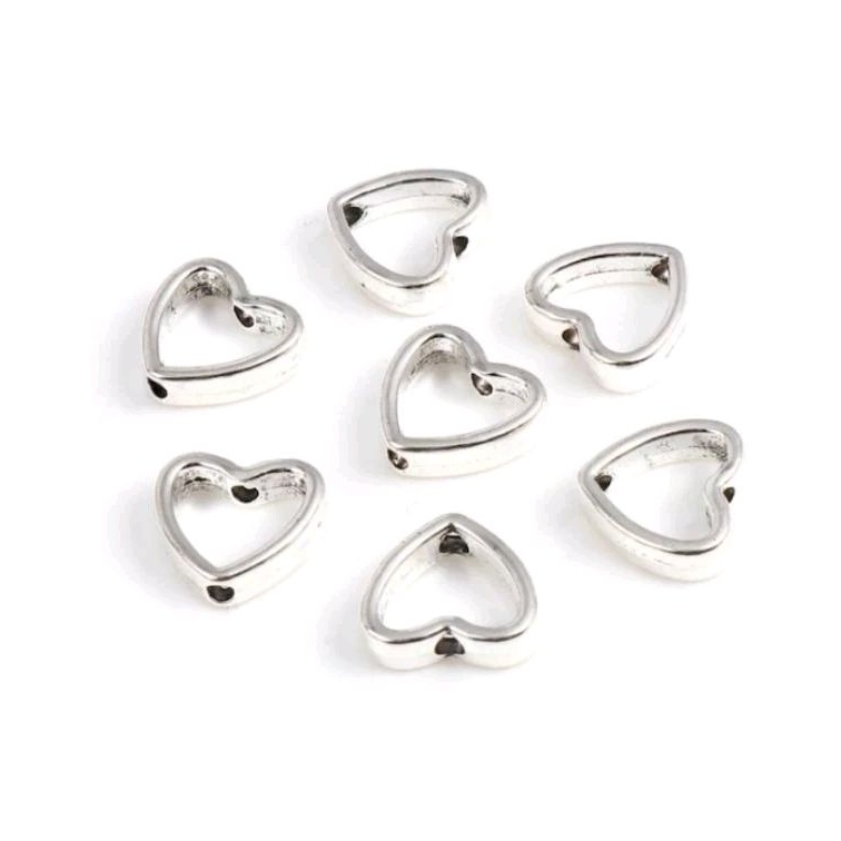 Jual NAUU DIY - 20pcs Manik Pandora Love Bolong Bisa Di Isi Manik ...