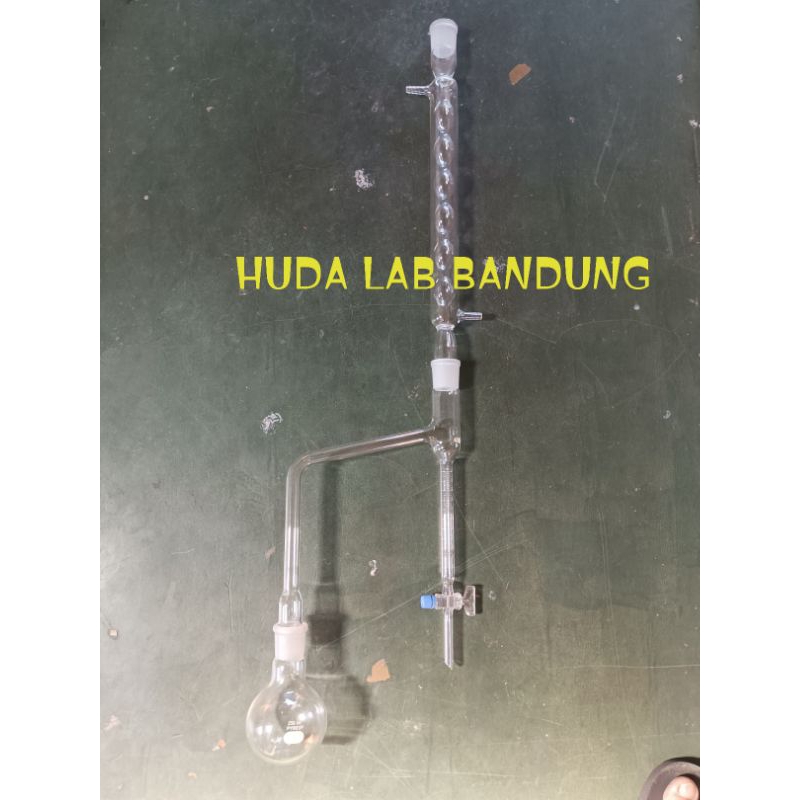 Jual destilasi minyak Atsiri,destilasi oil trap 250ml kran gelas ...