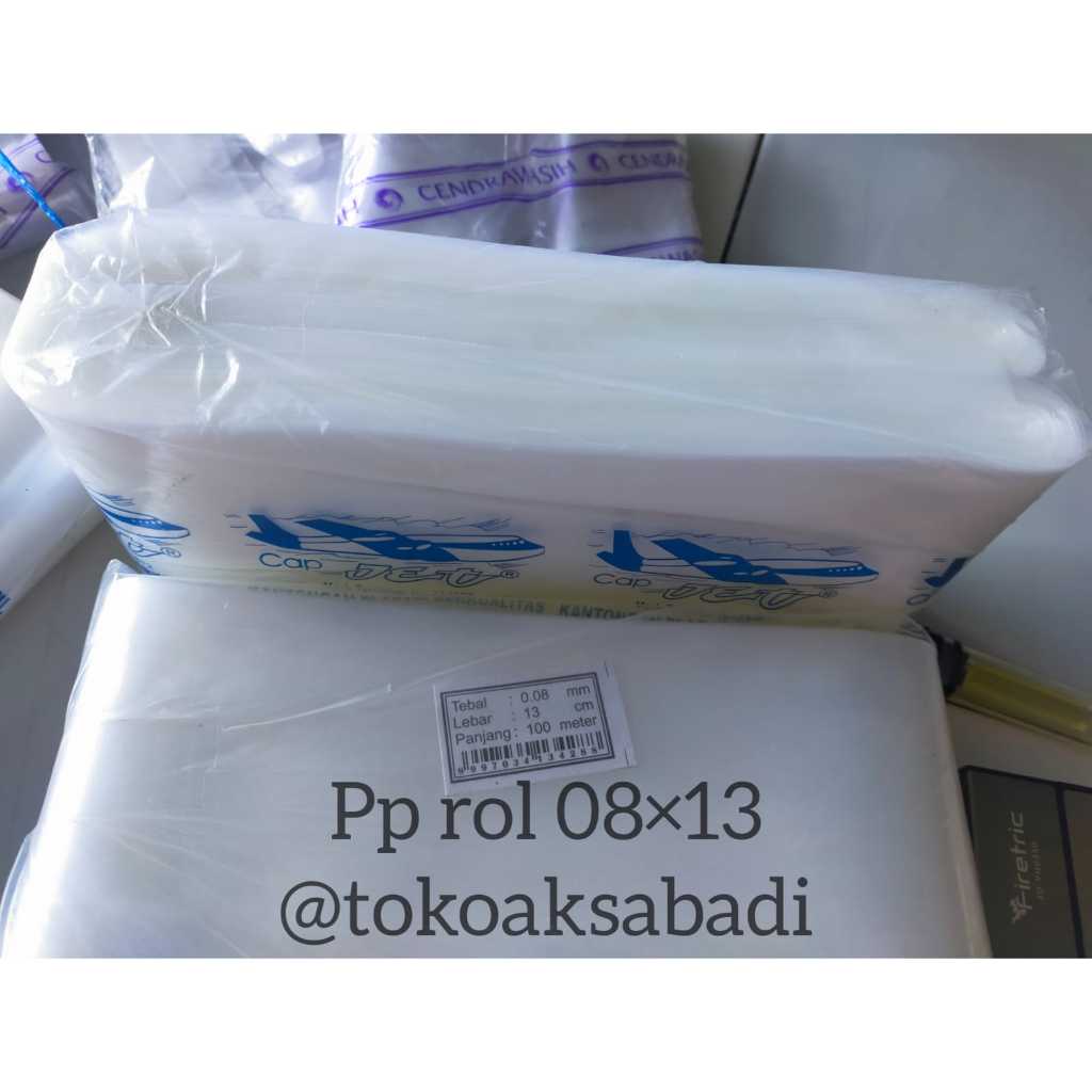 Jual Plastik PP Roll Cap Jet - panjang 100 meter, tebal 0.08mm. Lbar ...