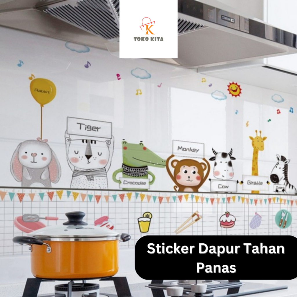 Jual Wall Sticker Dapur Anti Air / Sticker Dinding Minyak 60Cm x 3M ...