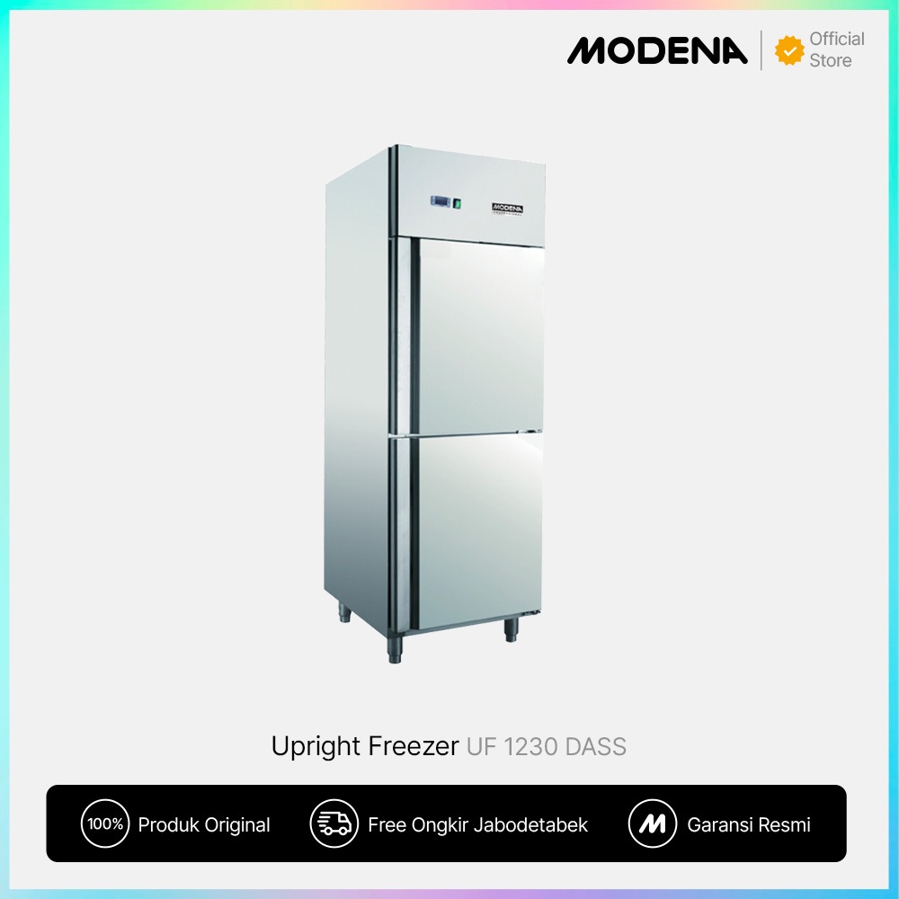 Jual MODENA Pro Upright Freezer - UF 1230 DASS | Shopee Indonesia