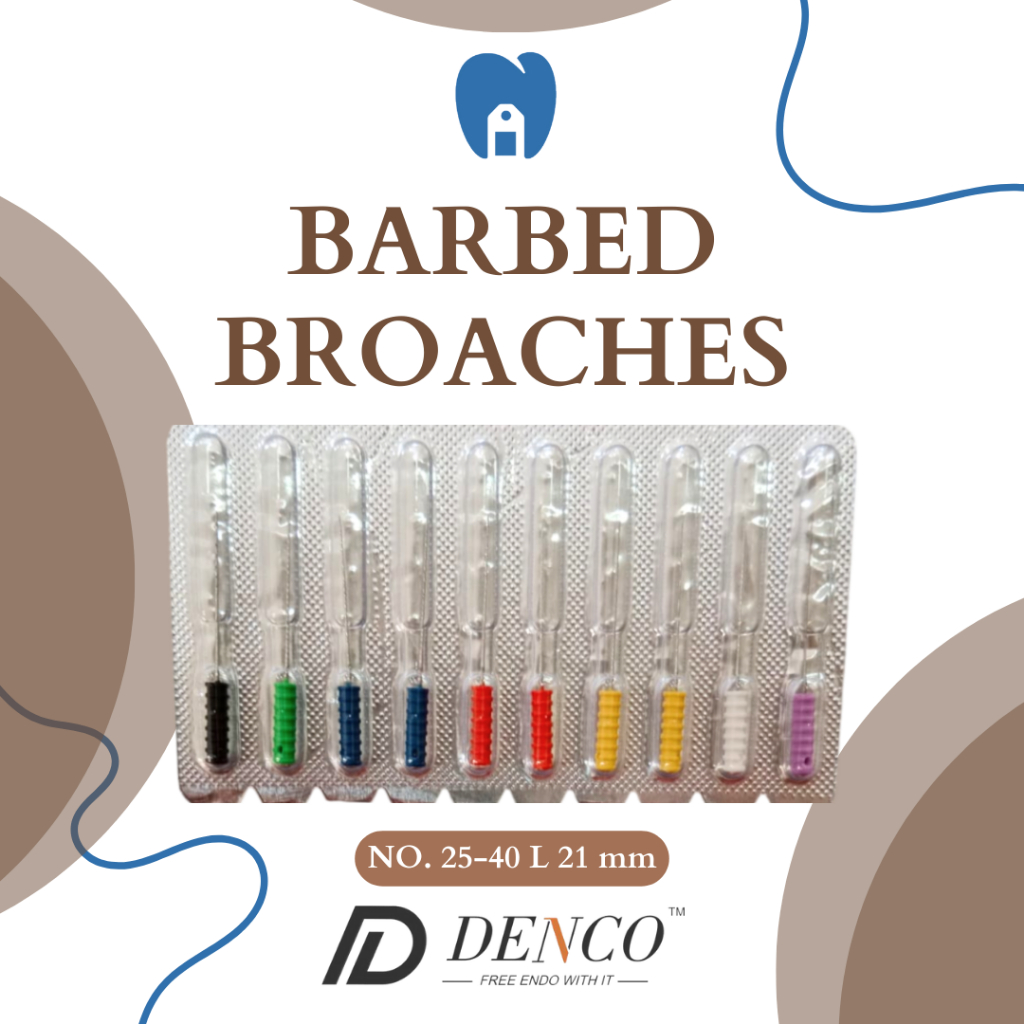 Jual Dental Ekstirpasi Barbed Broaches Denco | Shopee Indonesia