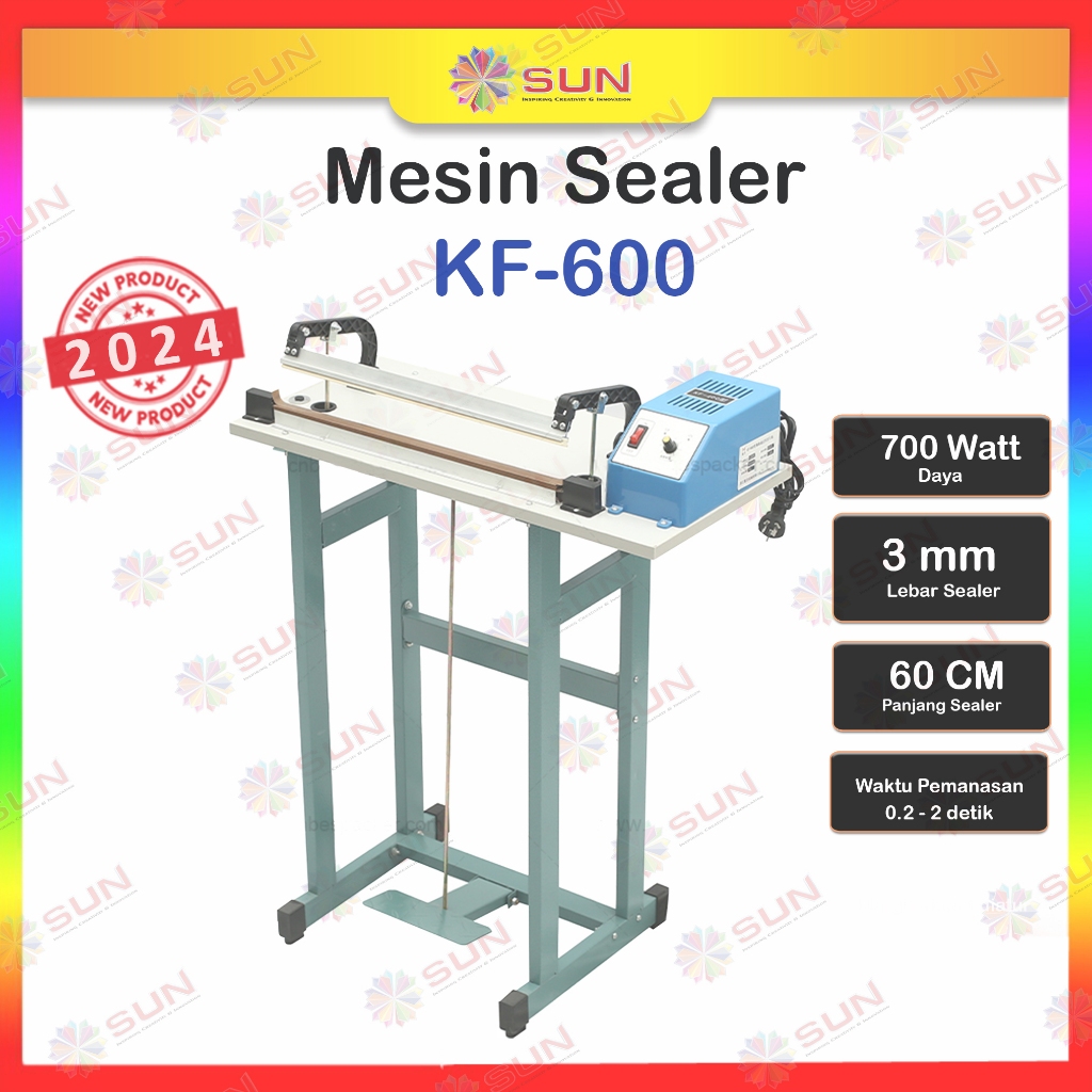 Jual Mesin Sealer Kaki / Pedal Impulse Foot Sealer KF300/400/600 ...