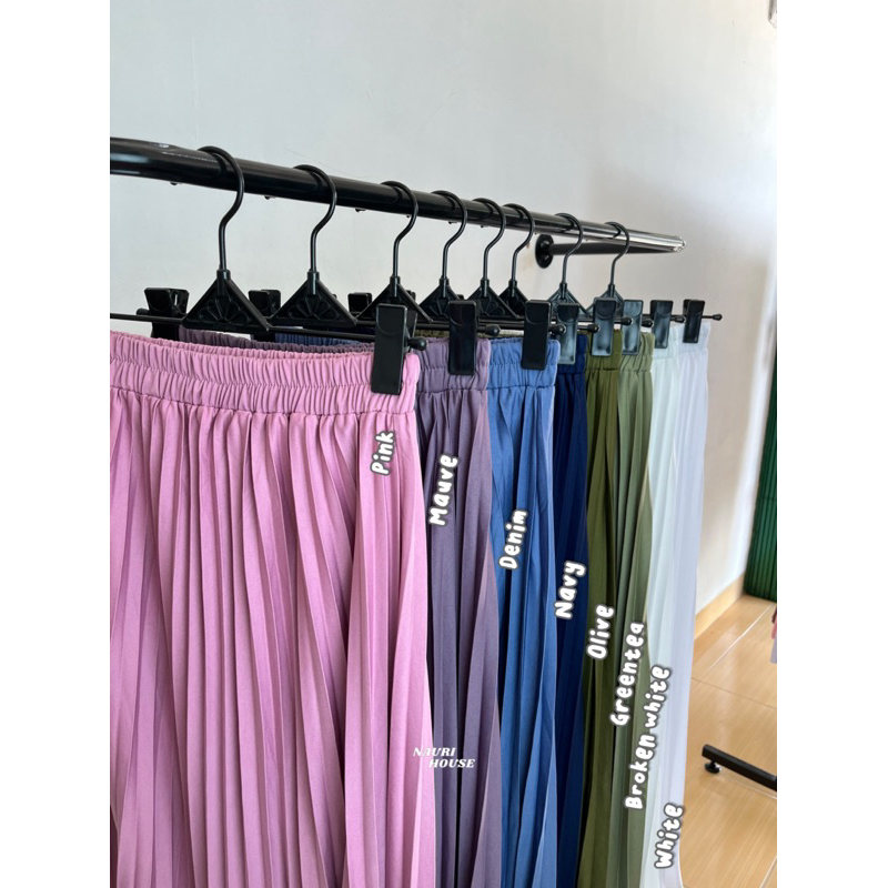 Jual Rok Plisket Payung Hyget premium | Shopee Indonesia