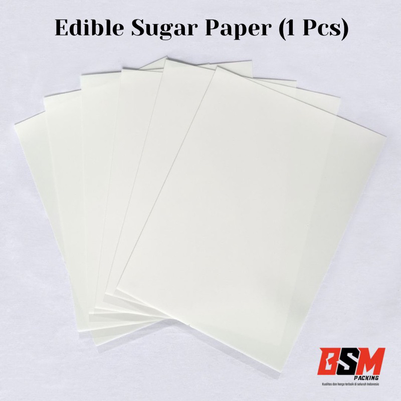 Jual Edible Sugar Paper (Minimal order 2pcs) / Kertas Gula / Edible ...