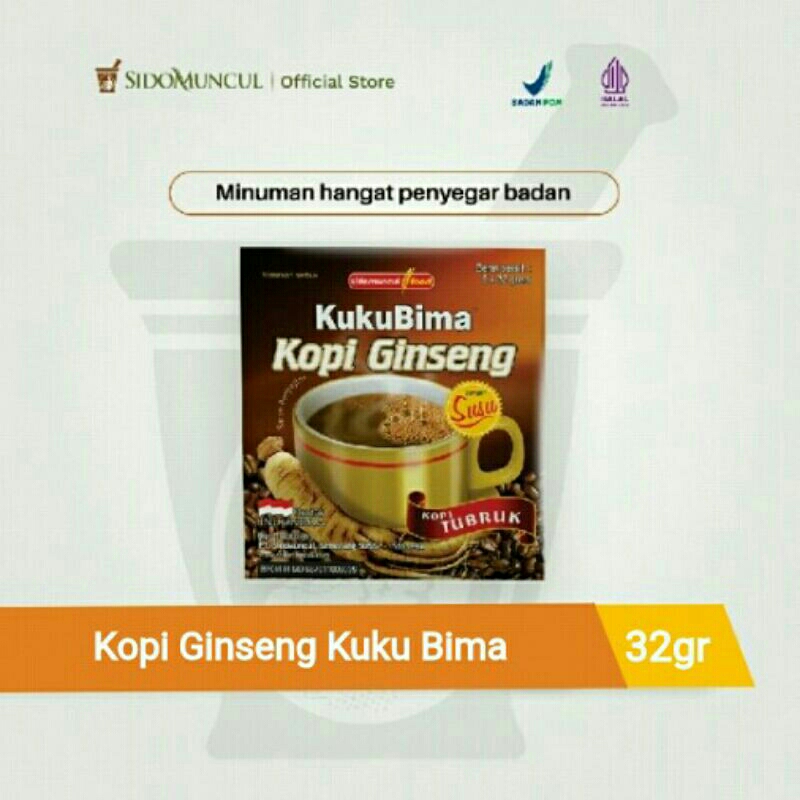 Jual Kuku Bima Kopi Ginseng 32gr - Kopi Plus Ginseng | Shopee Indonesia