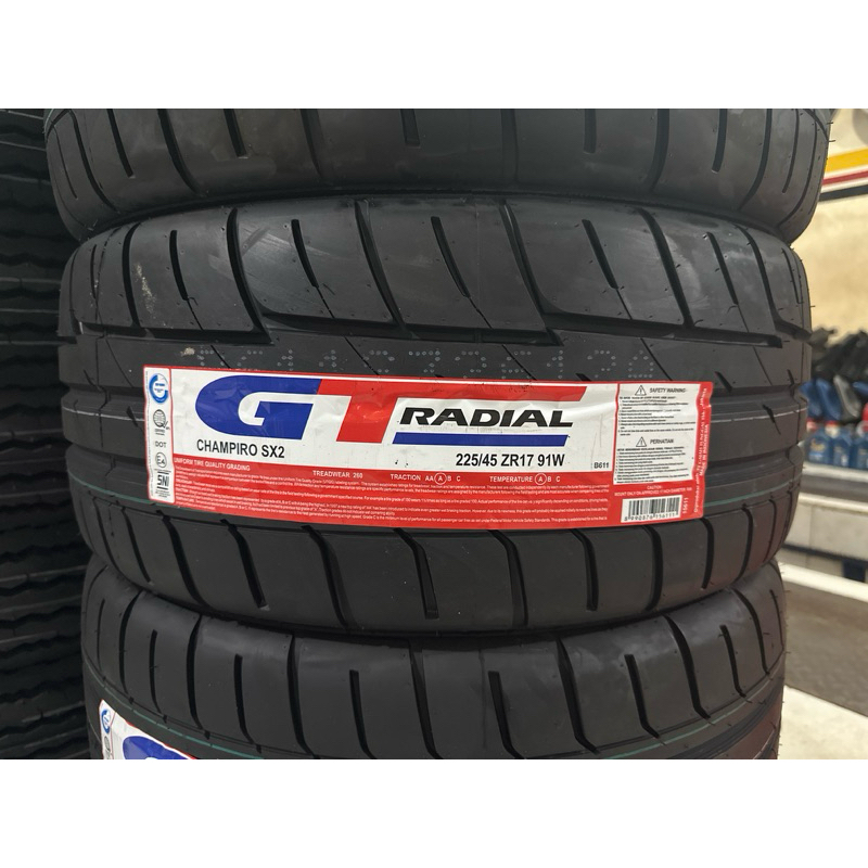Jual Ban GT Radial Champiro SX2 225/45/R17 semi slick | Shopee Indonesia
