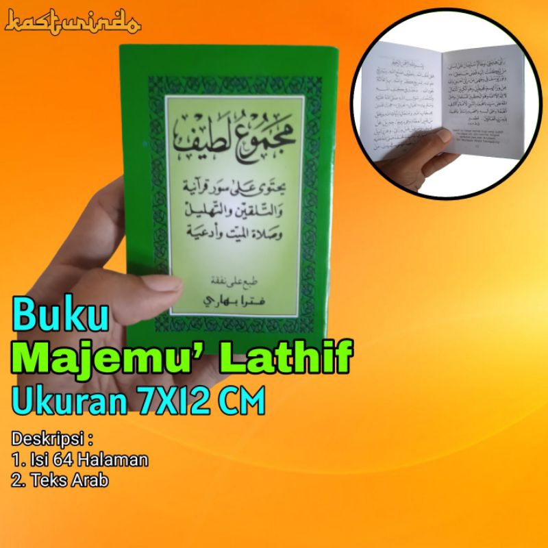 Jual Buku Kitab Majemu Majmu Lathif Latif Ukuran 7x12 Cm Full Teks Arab ...