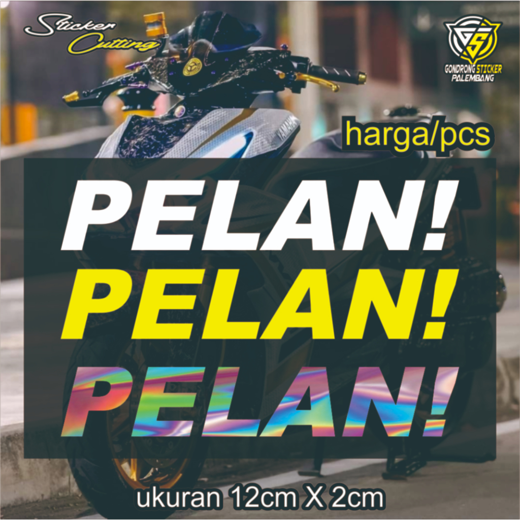 Jual Sticker Cutting PELAN! , Stiker Racing PELAN | Shopee Indonesia
