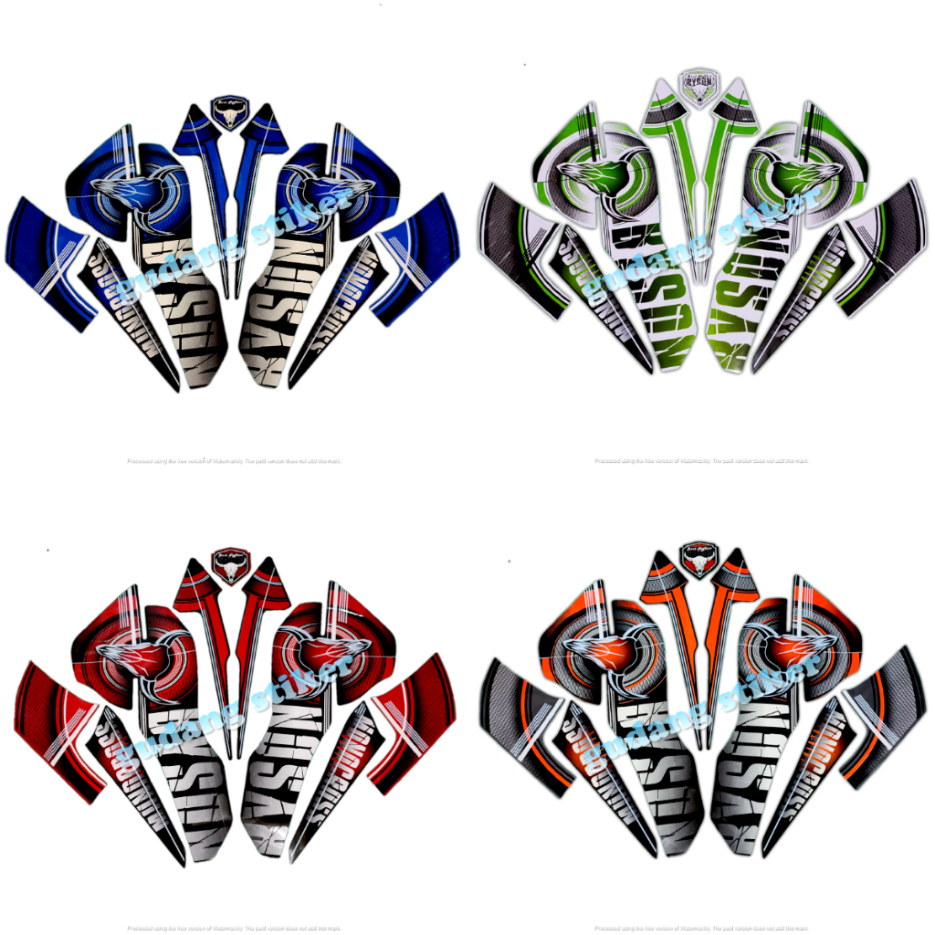 Jual STICKER LIS BODY STANDAR MOTOR YAMAHA BYSON 2013 2014 BERKUALITAS ...