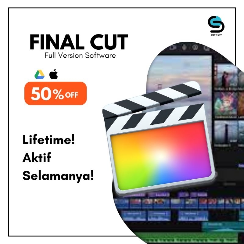 Jual FINAL CUT PRO + PAKET FULL VERSION LIFETIME | SOFTSKY | Shopee ...