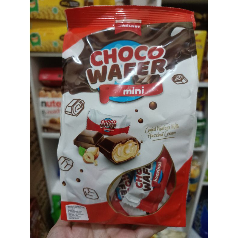 Jual Choco wafer mini hazelnut / peanut / coconut (1pcs) | Shopee Indonesia