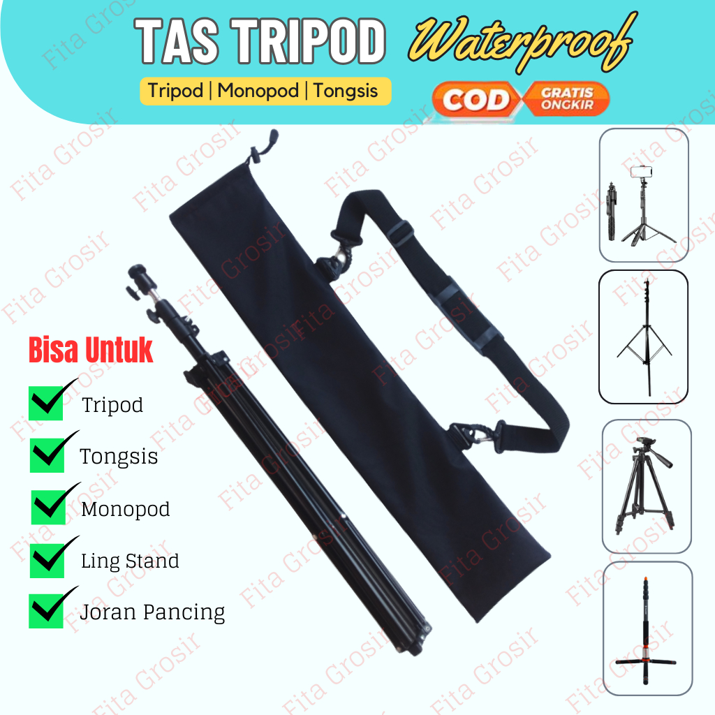 Jual GROSIR Tas Tripod Grade A bahan Cordura Waterproof / Tas Tongsis ...