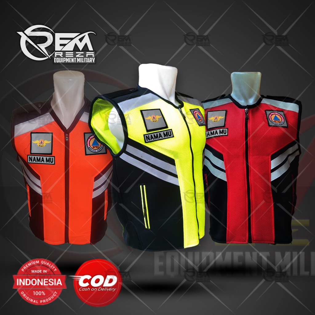 Jual Rompi BPBD Double Mesh Tebal Dobel Mess | Shopee Indonesia