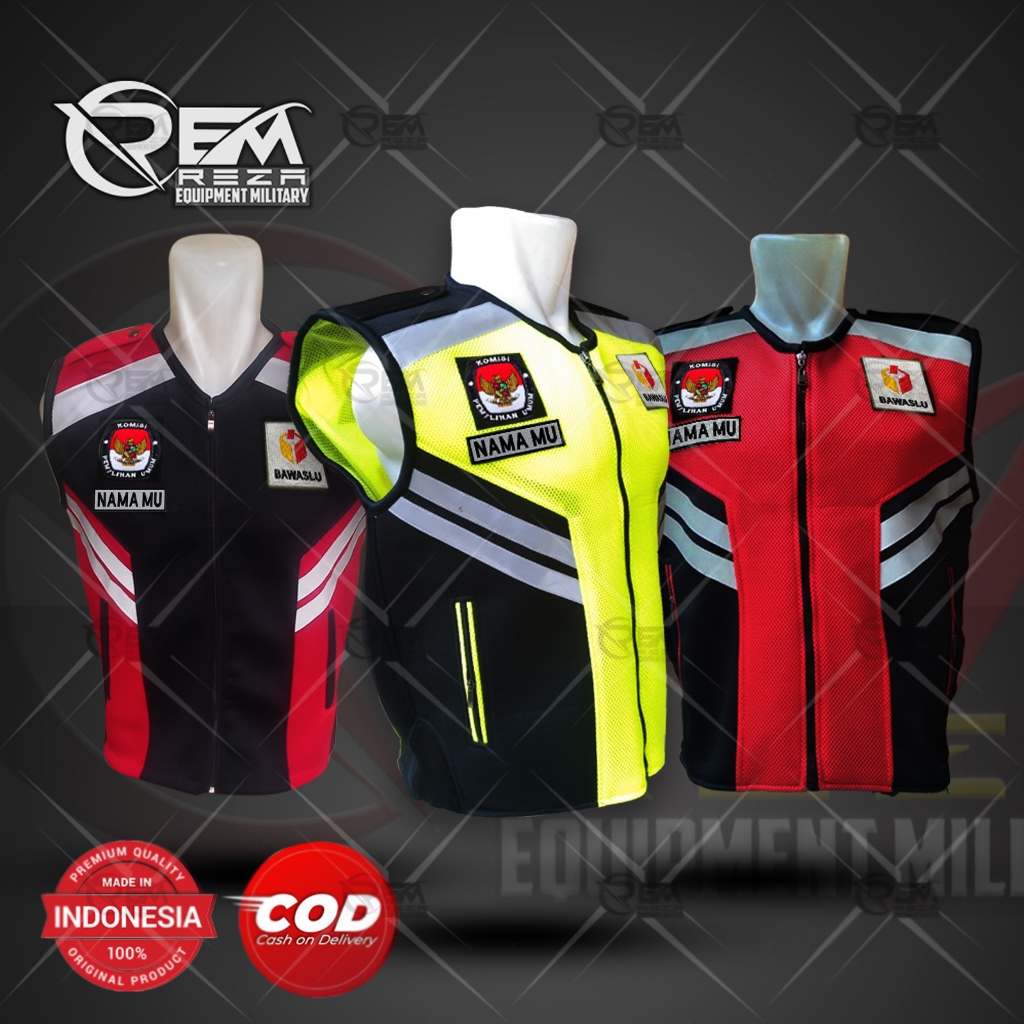 Jual Rompi KPU Double Mesh BAWASLU KPPS PPS Tebal | Shopee Indonesia