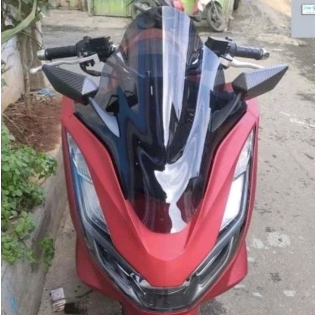 Jual Visor PCX 160 JENONG PLUS SPION NEMO / WINGLET - Visor PCX 160 ...