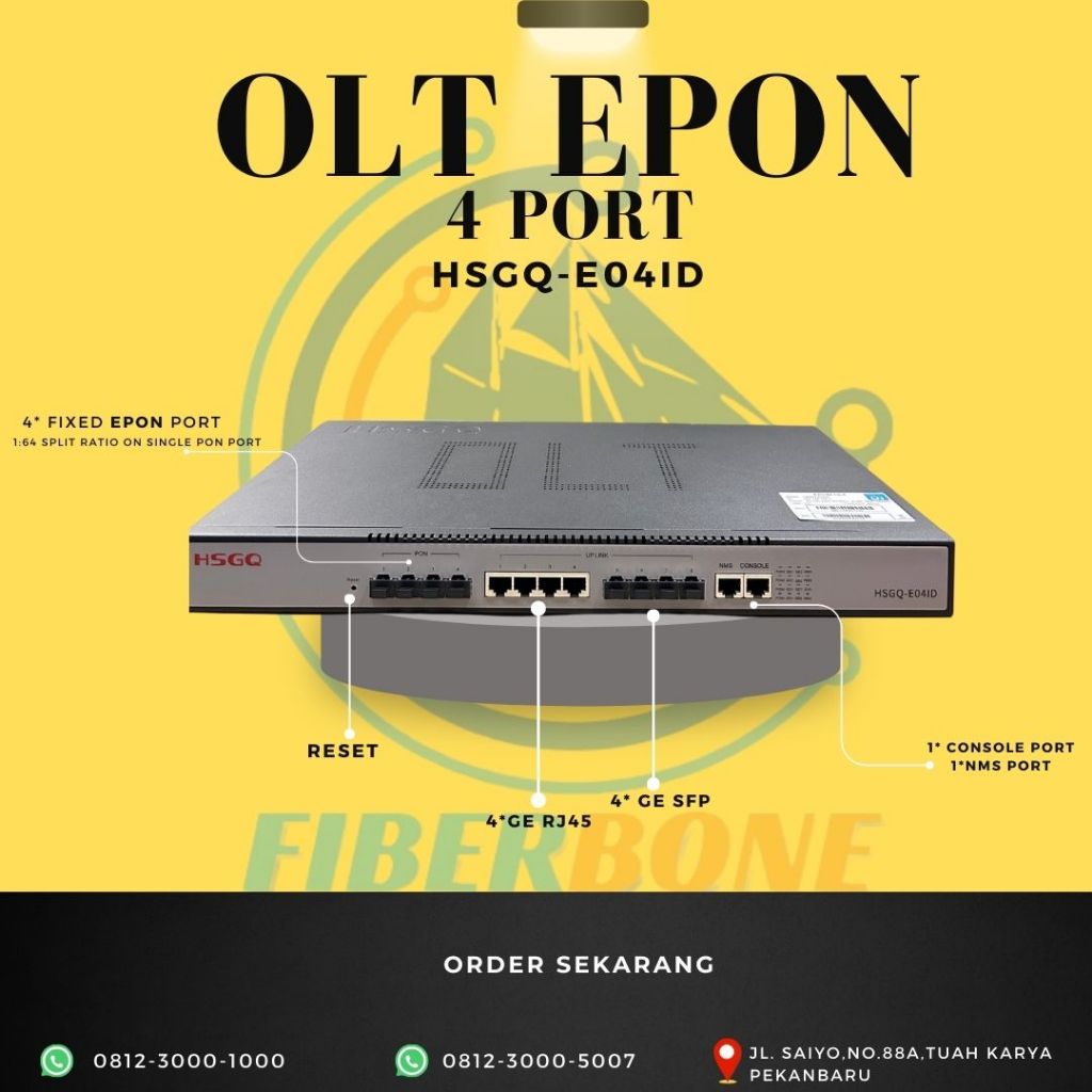 Jual OLT EPON HSGQ 4 PORT PON 1G 10G +SFP C+++ | Shopee Indonesia