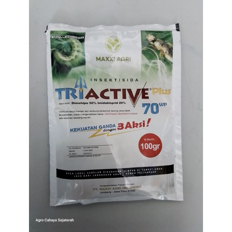 Jual INSEKTISIDA AMPUH !! "TRIACTIVE PLUS 70 WP 100 GRAM" MAXXI AGRI ...