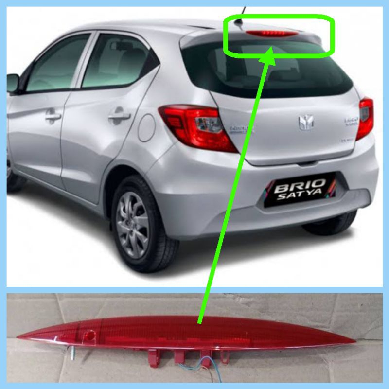 Jual Lampu Spoiler Atas Bagasi Mobil Honda Brio Satya Gen 2 Jazz GK5 ...