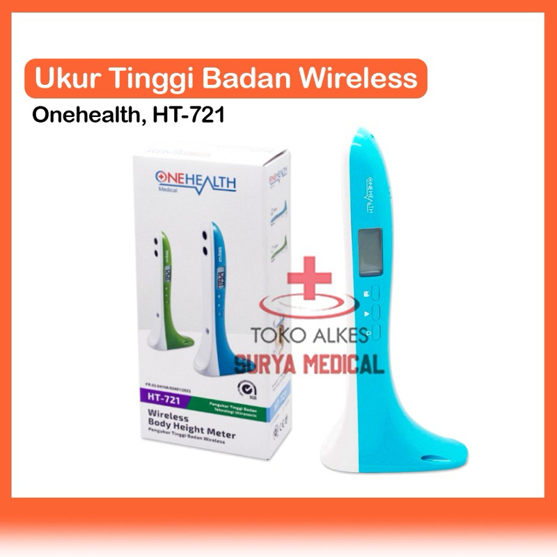 Jual Alat Ukur Tinggi Badan Digital Wireless Height Meter OneHealth ...