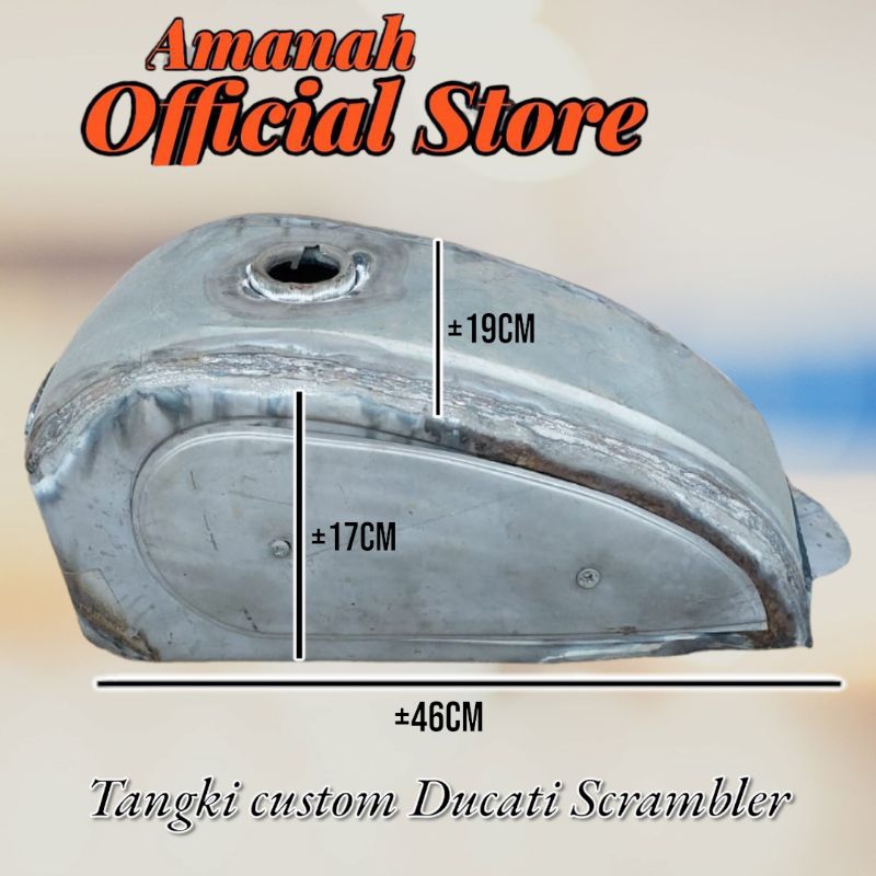 Jual Tangki custom Ducati srambler custom japstyle triumph bobber ...