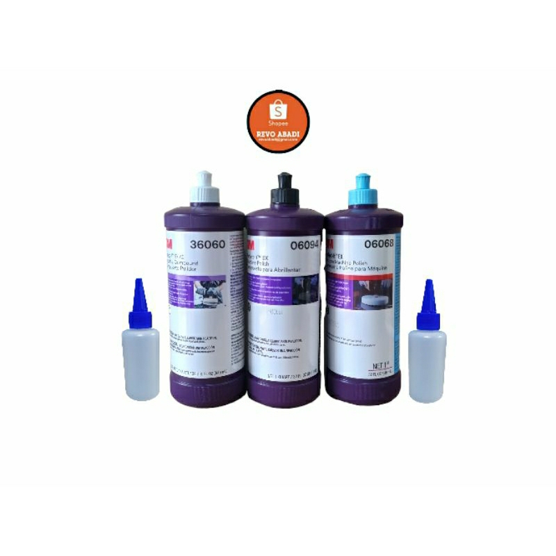 Jual Paket Poles 3M botol ungu/ Compound, machine Polish, Ultrafine ...