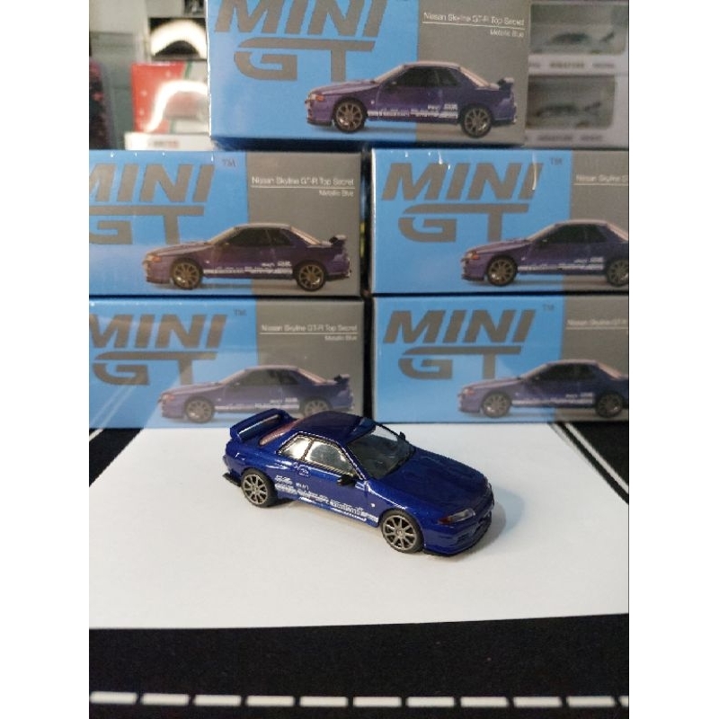 Jual MiniGT Mini GT Nissan GT-R R32 Top Secrey Metalic Blue MiniGT R32 ...