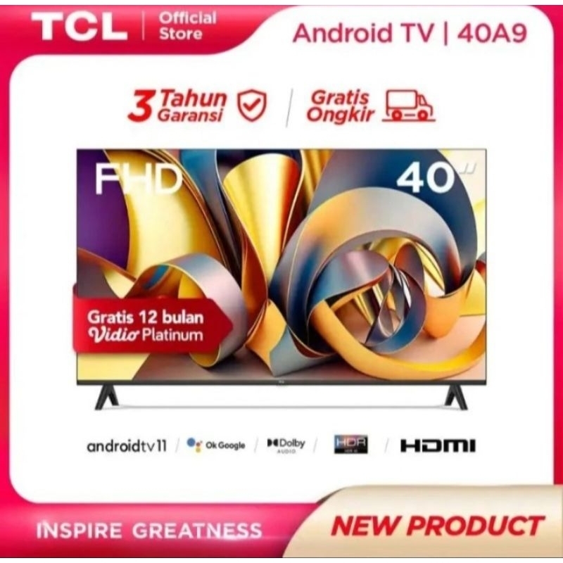 Jual TCL 40 Inch Smart TV - Android 11 - FHD - Dolby Audio - Google ...