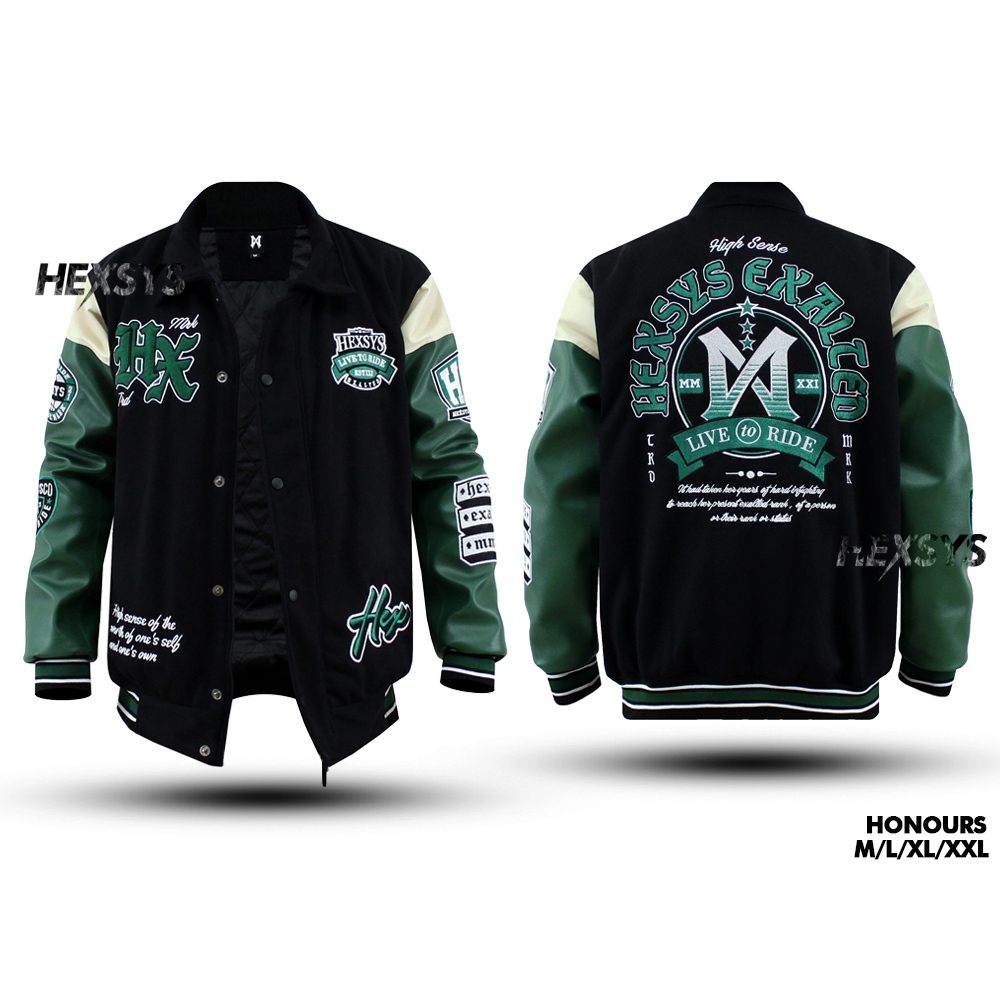 Jual Bossque X Hexsys- Honours Jaket Varsity Original Bordir Kremlin ...