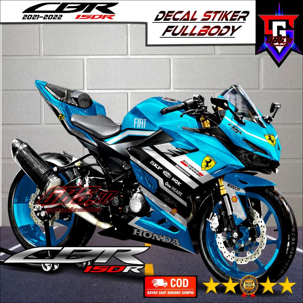 Jual Decal CBR 150R 2021 - 2022 Stiker Decal Motor Ccr 150r 2021 ...