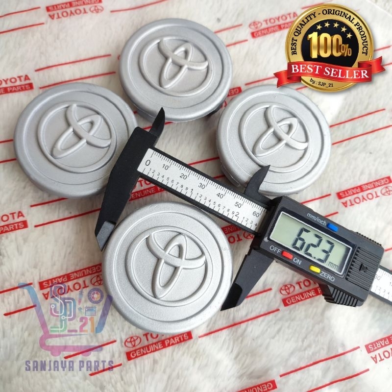 Jual (2pcs) tutup dop velg roda toyota innova inova 2005 - 2015 ...