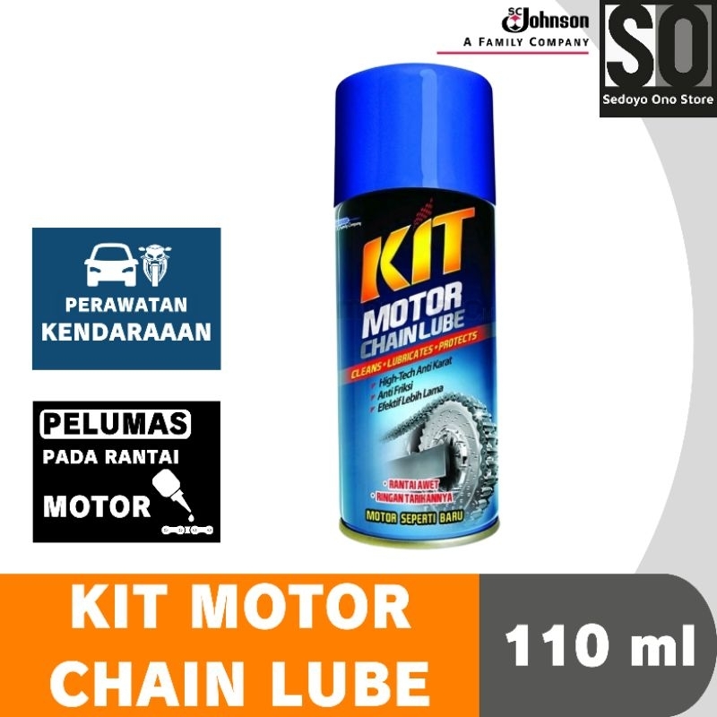 Jual Pelumas Rantai Motor Oli Rantai Motor Kit Motor Chain Lube 110 ml ...