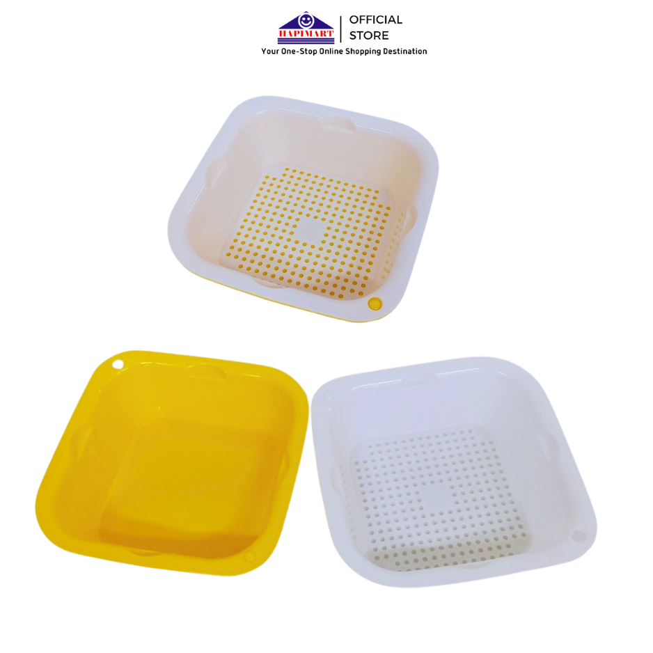 Jual Baskom Penyaring Double Layer Murah Plastik Tebal Tempat Tirisan ...