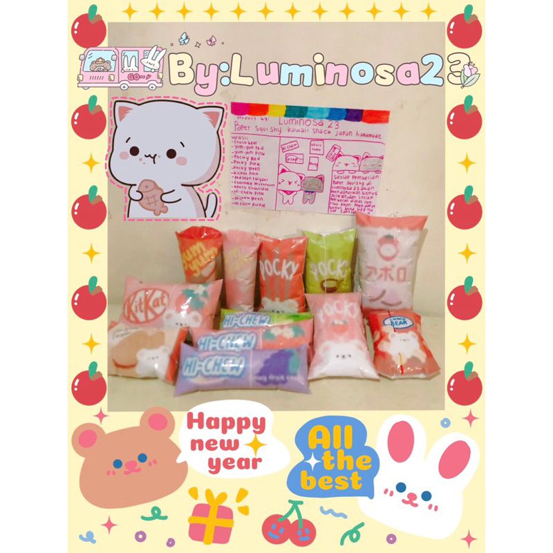 Jual Paper squishy handmade snack Japan | Shopee Indonesia